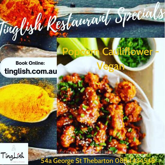 TingLish, Thebarton - Restaurant menu, prices and reviews