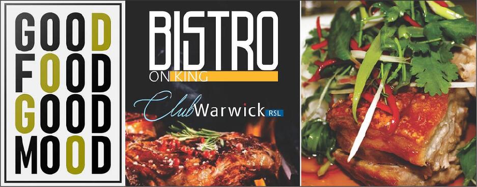 Menu at Club Warwick RSL, Warwick