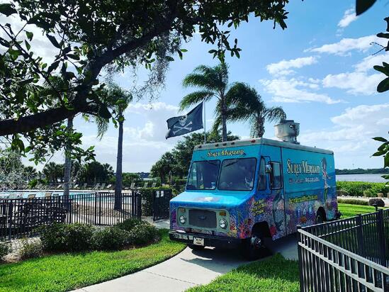 Menu at Surly Mermaid Food Truck, Saint Petersburg