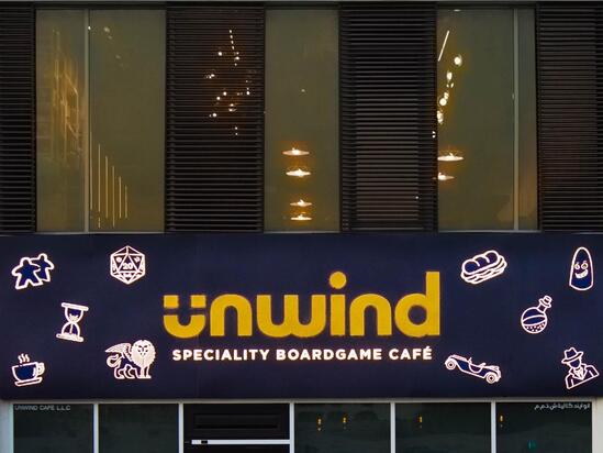Menu at Unwind Speciality Boardgame Cafe - Hessa, Dubai