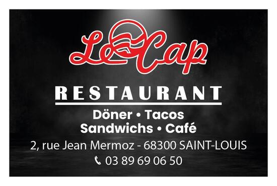 Menu au Le Cap restaurant, Saint-Louis