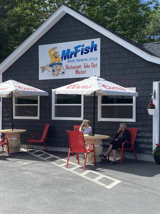 Menu at Mr Fish restaurant, Shelburne