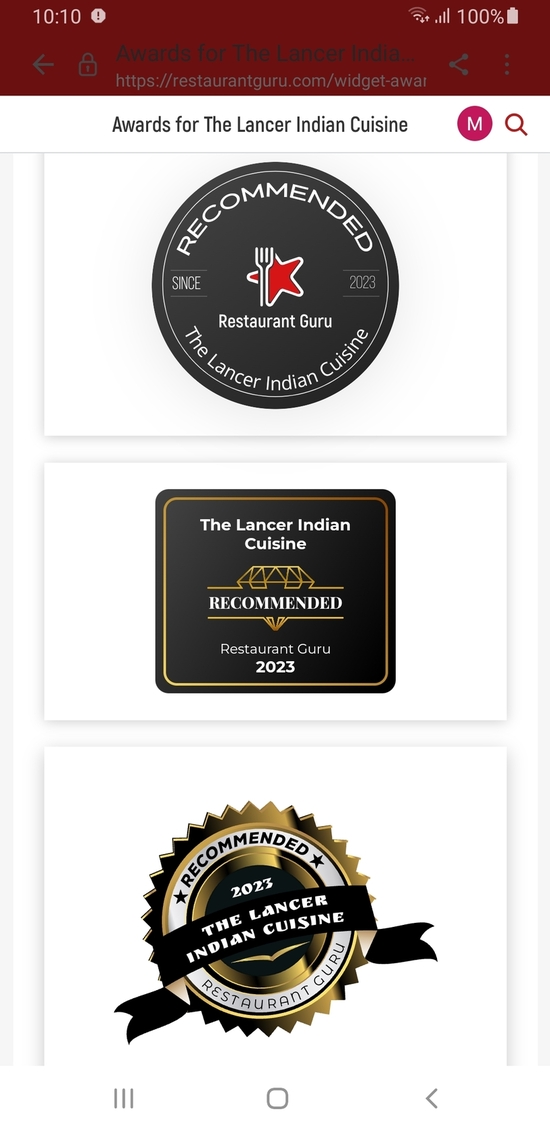 The Lancer, Baldock - Restaurant menu, prices and reviews