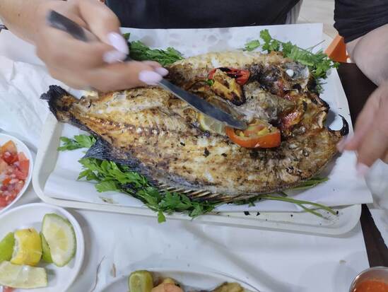 Grillade de Poisson SCAD FISH, Agadir - Restaurant menu, prices and reviews