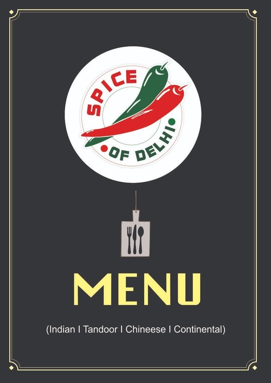 Menu at Spice Of Delhi, Dehradun