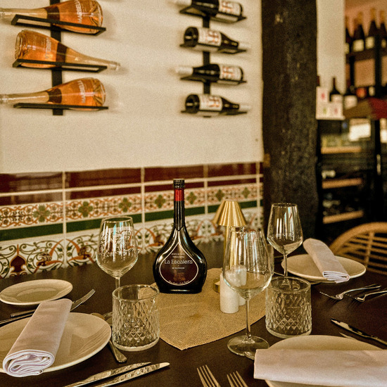 Menu at La Escalera de Balthazar restaurant, Benahavís