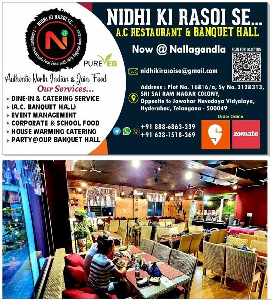 Nidhi Ki Rasoi Se...(Pure Veg. Restaurant, Banquet Hall & Catering ...