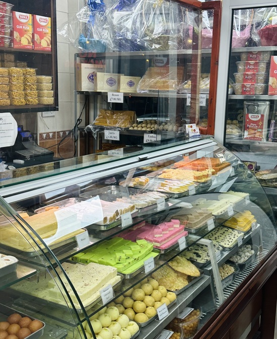 Menu at Bassi Sweet Centre fast food, Tipton
