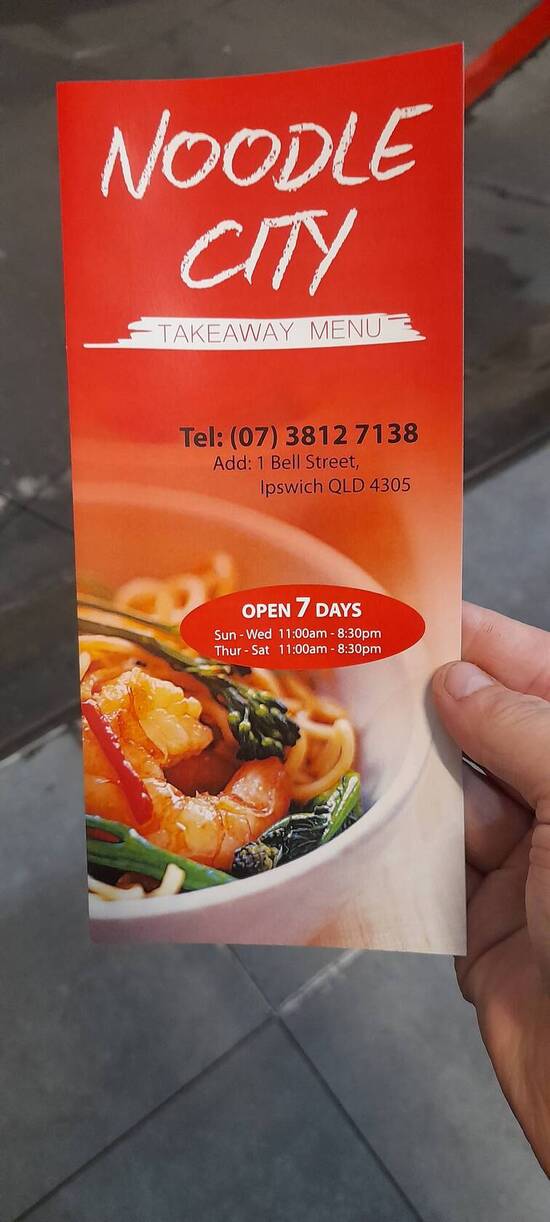 Noodle City, Ipswich - Restaurant menu, prices and reviews
