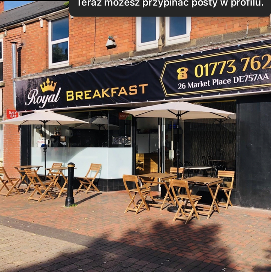 Royal Breakfast, Heanor - Restaurant menu, prices and reviews