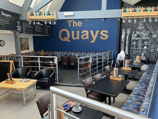 Menu at The Quays Cafe Bar, Shipley