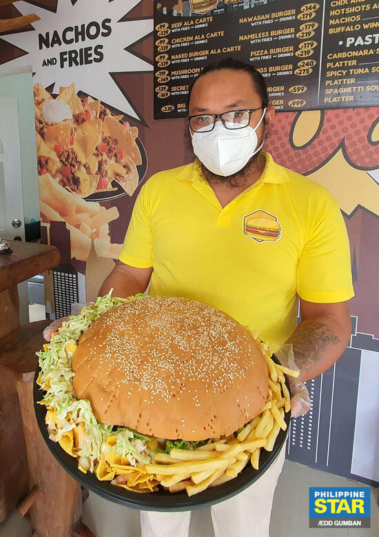BURGERS AHUY-STO. TOMAS - Padre Pio, Santo Tomas - Restaurant menu ...
