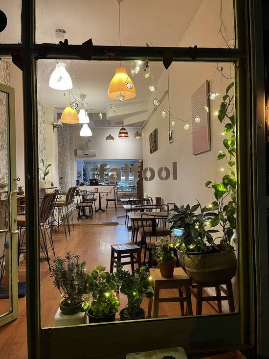 Menu at Falfool Vegan House, Istanbul