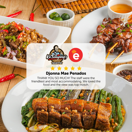 Ka Tunying's Tagaytay, Tagaytay - Restaurant menu, prices and reviews