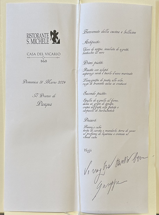 Ristorante San Michele, Fagagna - Restaurant menu, prices and reviews