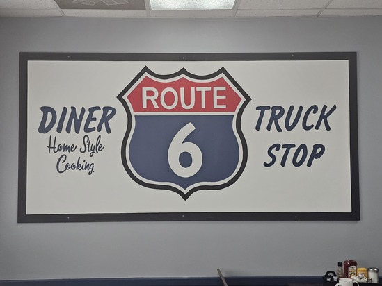 Menu at Route 6 Diner & Truck Stop restaurant, Waterloo