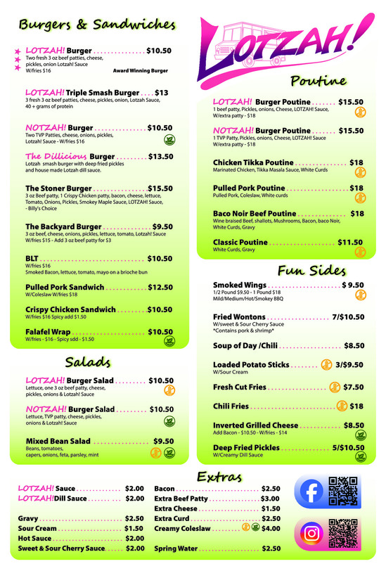 Lotzah!, Kingston - Restaurant menu, prices and reviews
