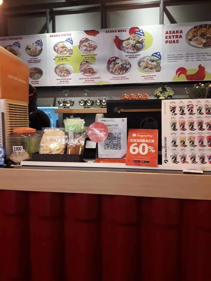 Menu at Asaka restaurant, Surabaya, Jl. Perak Timur No.38