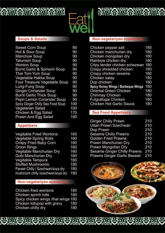 Menu at Eatwell Family Restaurant Pune, India