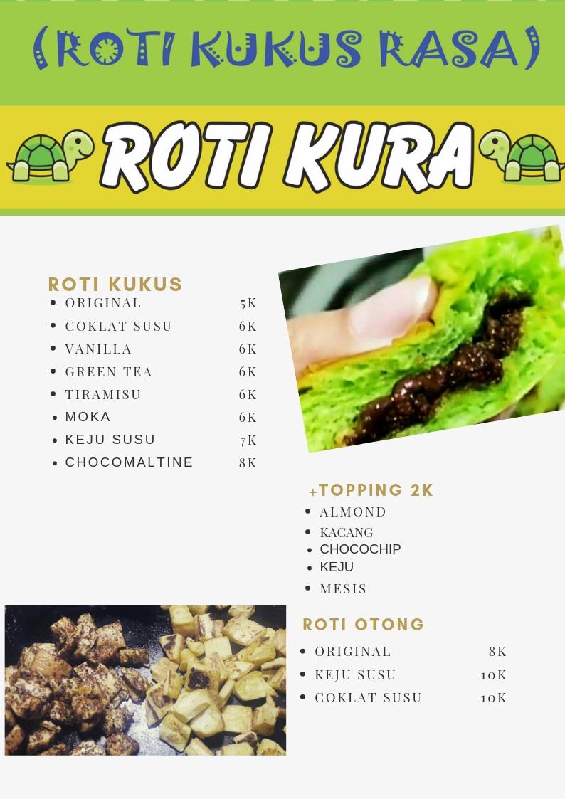 Carta del restaurante ROTI KURA (ROTI KUKUS RASA), Bandar Lampung