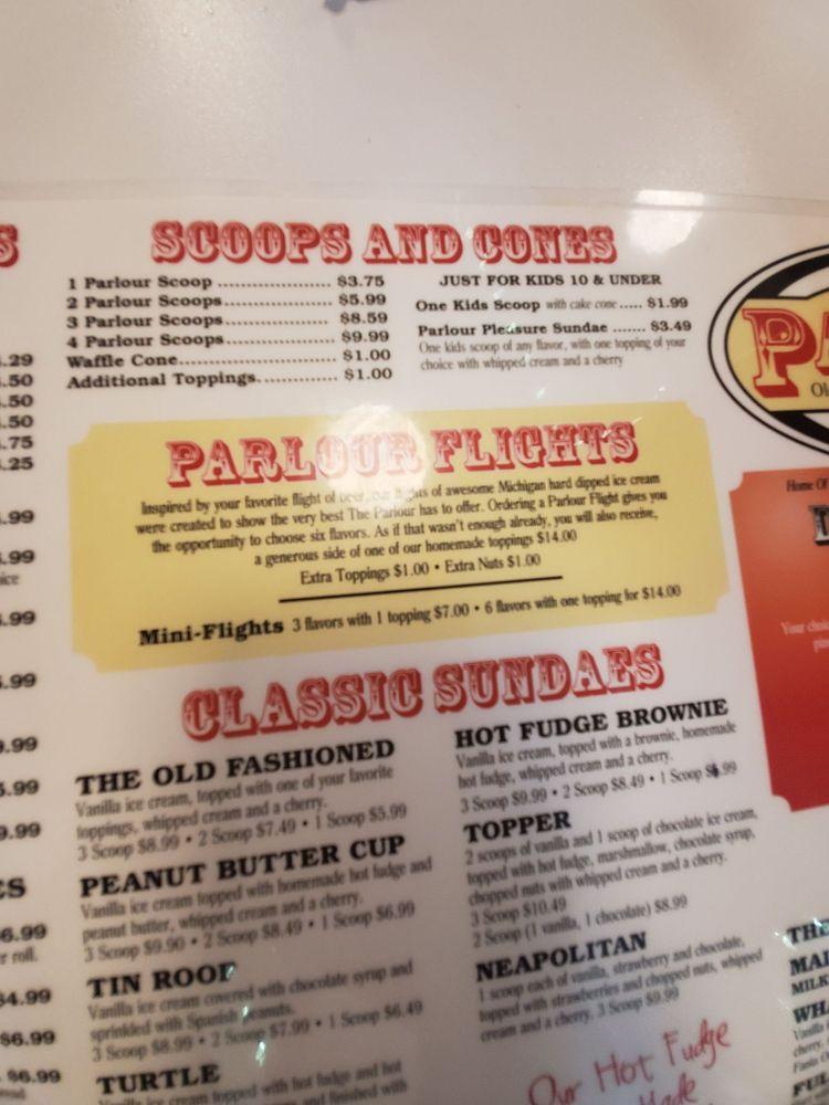 Menu at Jackson Pizza Parlour restaurant, Jackson