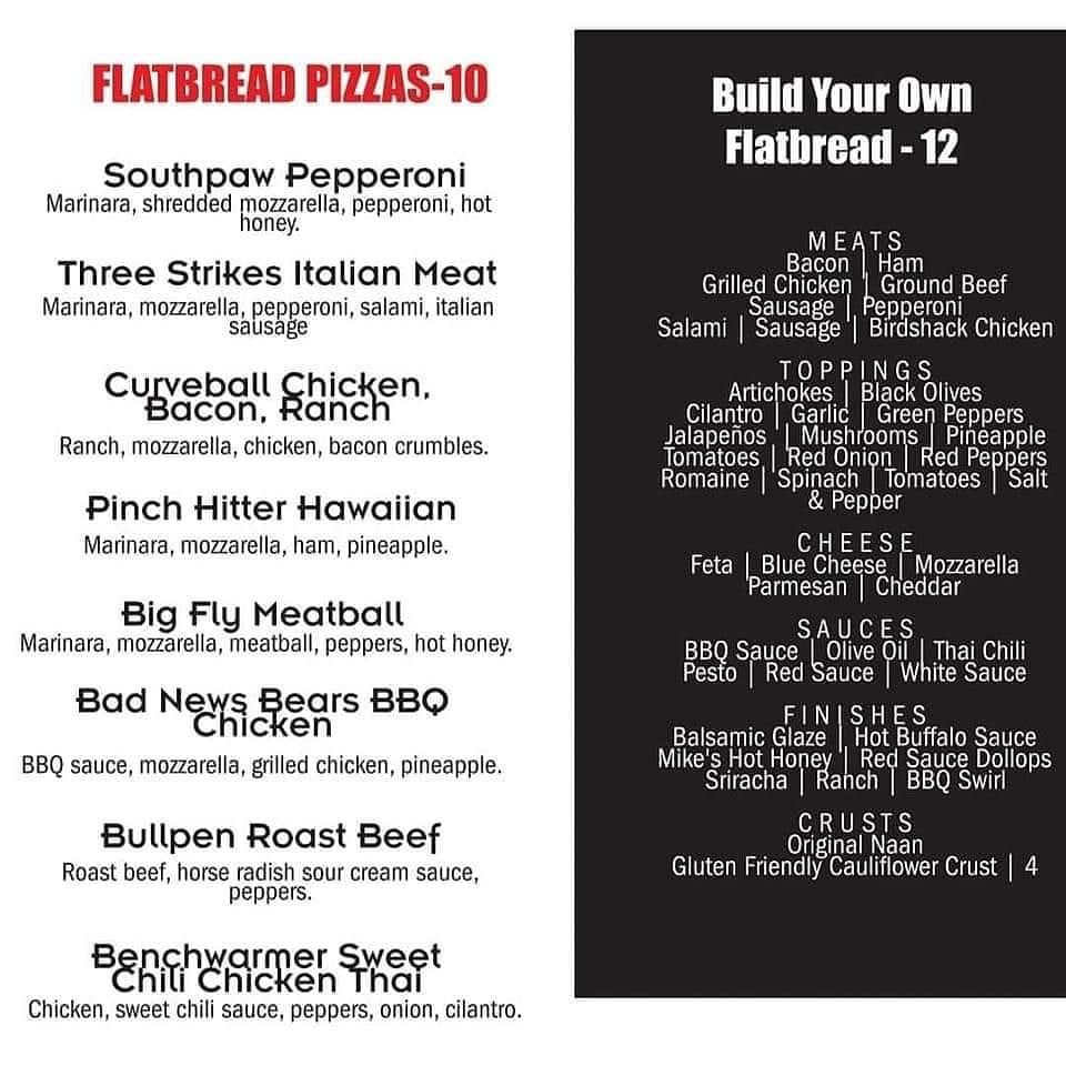 Menu at Short Stop Xtreme, La Grande