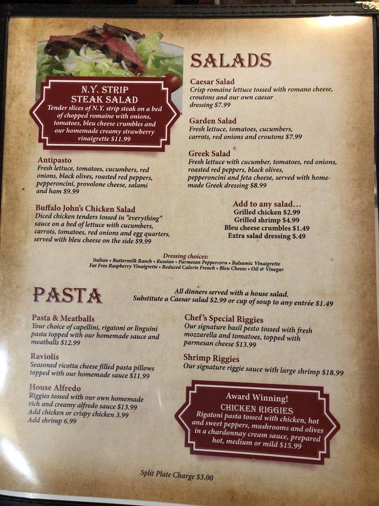 Menu at 69 Steakhouse, Whitesboro