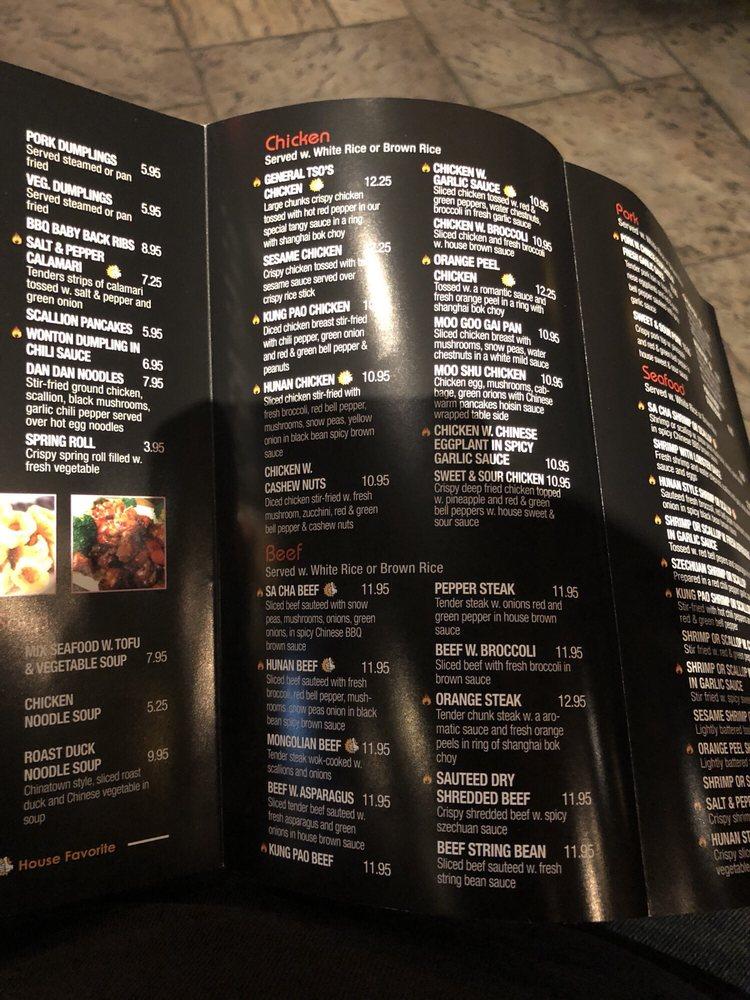 Menu at Red Lantern Fine Chinese Dining restaurant, Davenport