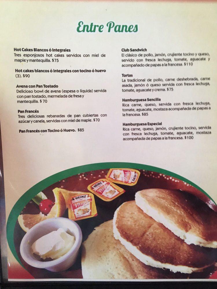 Menu at Orlando's Restaurante, Loreto