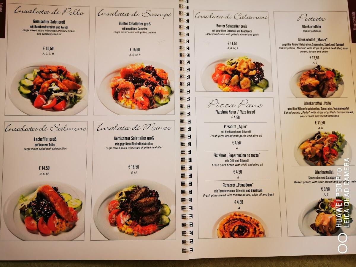 Menu at Pizzeria Restaurant Toscana, Saint Wolfgang im Salzkammergut