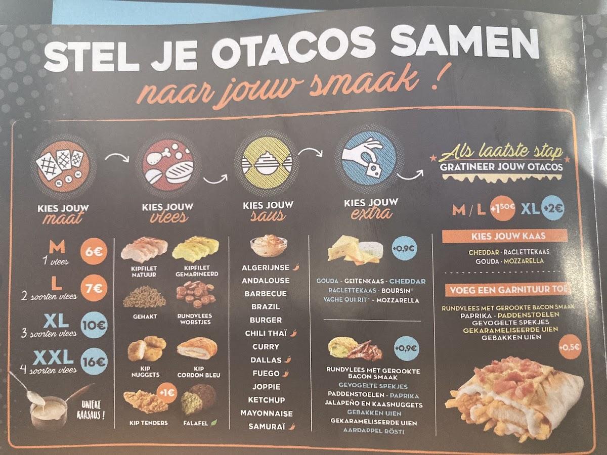 Speisekarte von O’Tacos Aalst, Aalst
