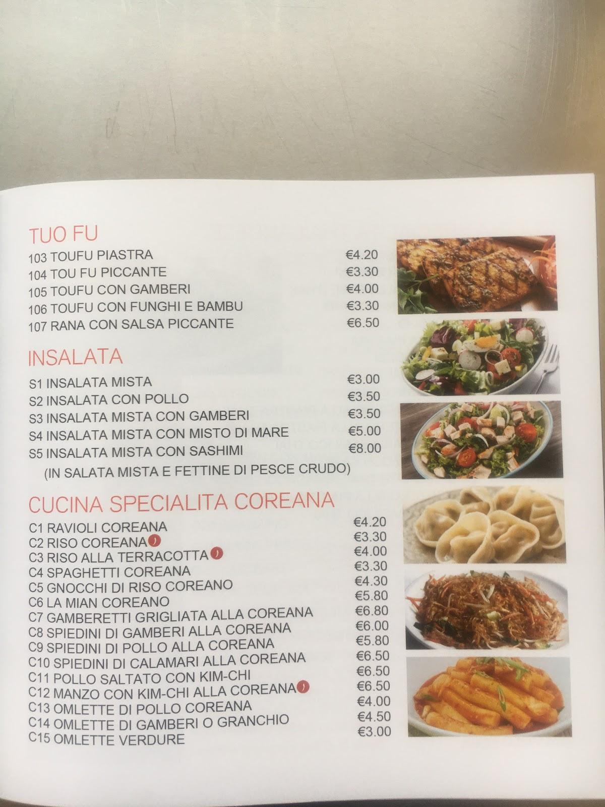 Menu at OISHI （sushi ，cucina cinese Giapponese） restaurant, Cesena