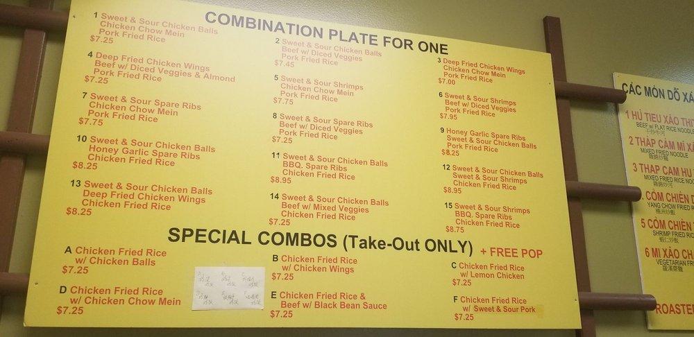 Menu at Yummy Wok BBQ, Toronto, Finch Ave W
