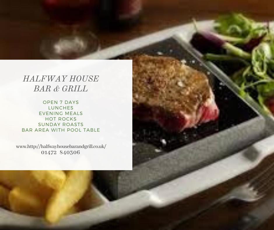 Menu at The Halfway House pub & bar, North Thoresby