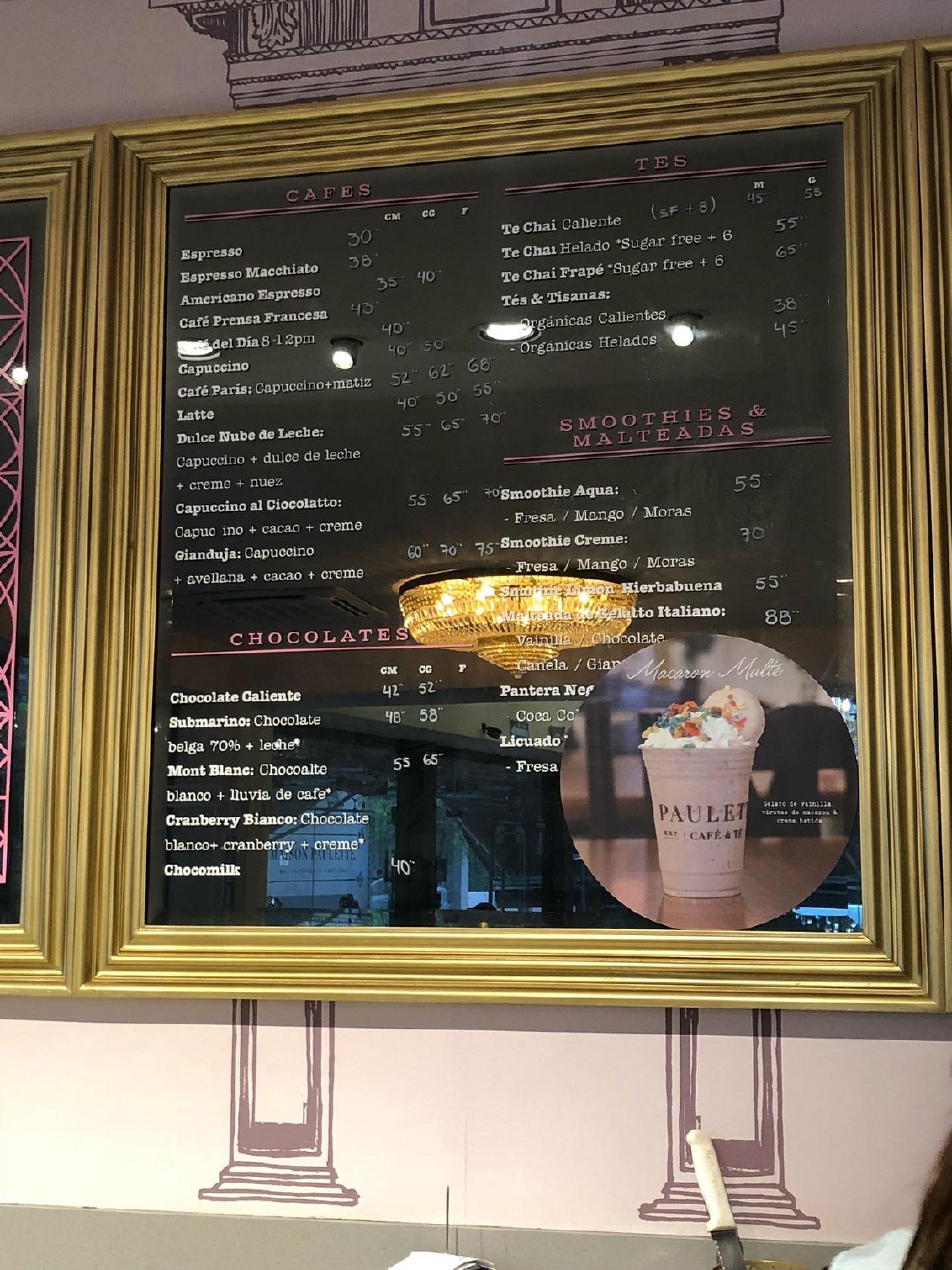 Carta del restaurante Maison Paulette, Zapopan, Av. Sta. Margarita 3849-L2
