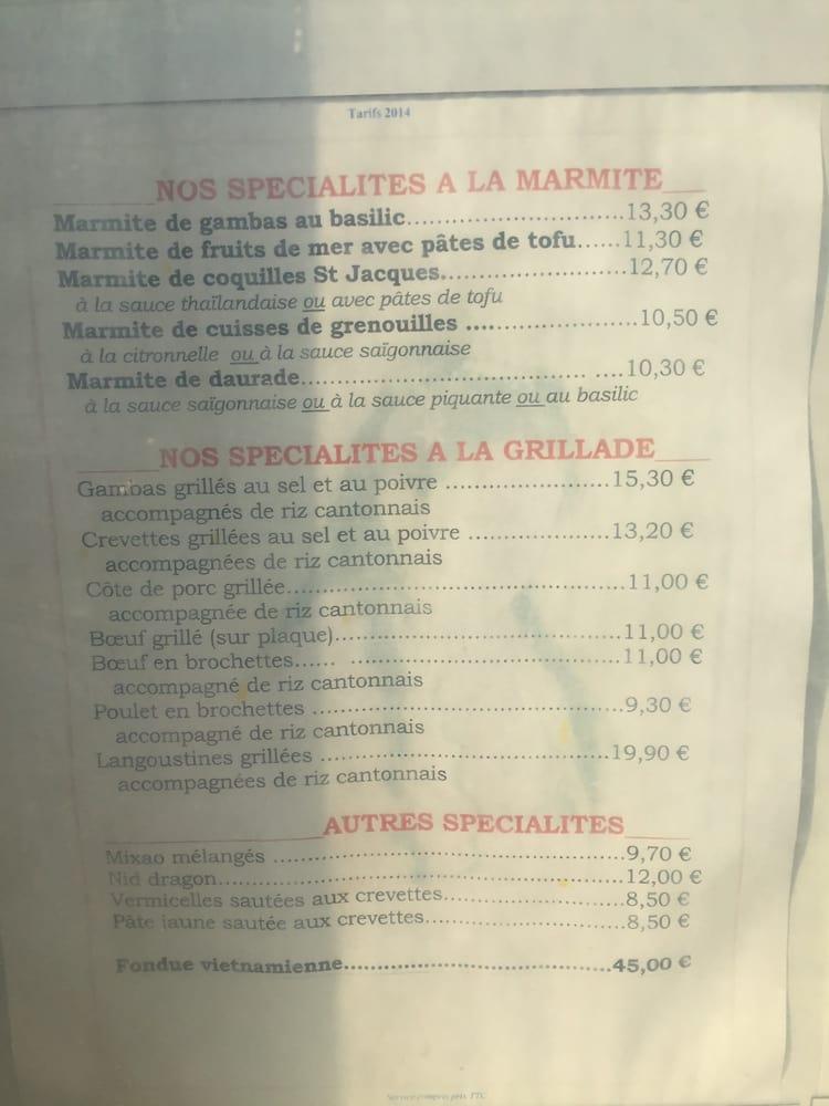Restaurant Indochine Toulouse – Indochine Menu – MTAK