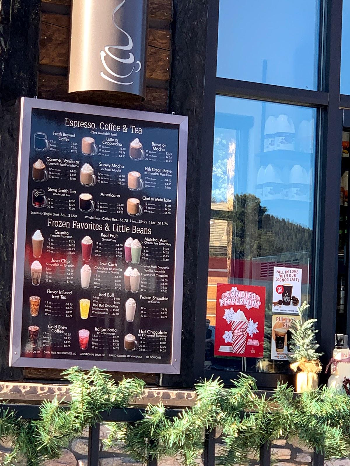 Menu at The Human Bean pub & bar, Woodland Park