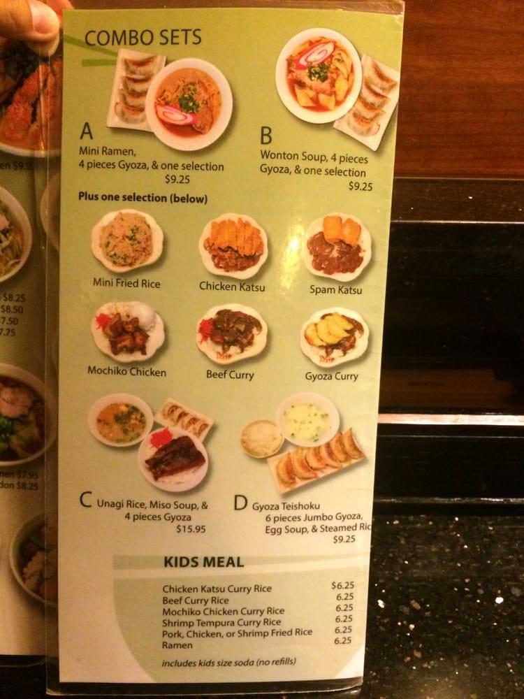 Menu at Ramen Ya Pearl City restaurant, Pearl City, Kuala St