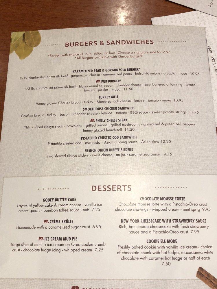 Menu at Elephant Bar, Albuquerque, Louisiana Blvd NE