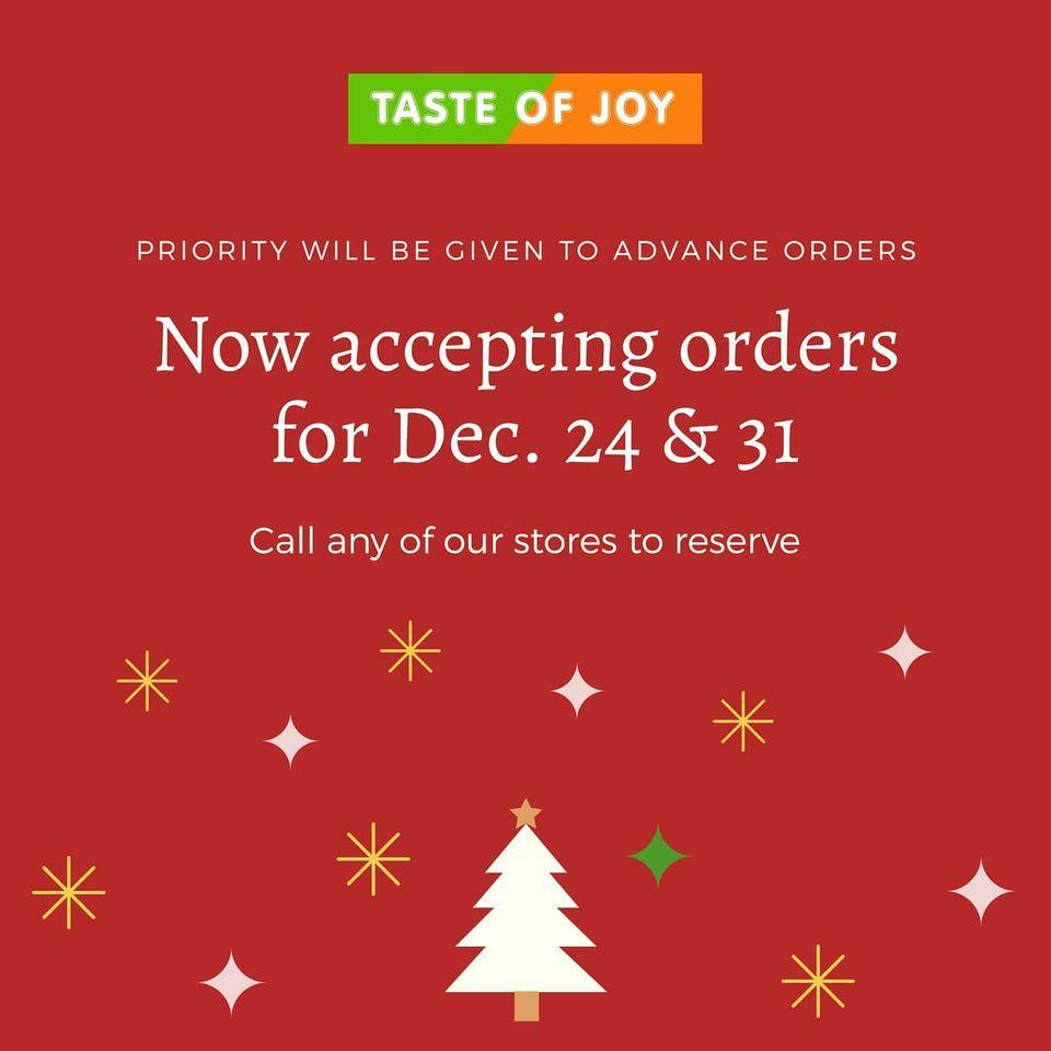 Menu at Taste of Joy Pasay restaurant, Pasay, Sea Tower Bldg.