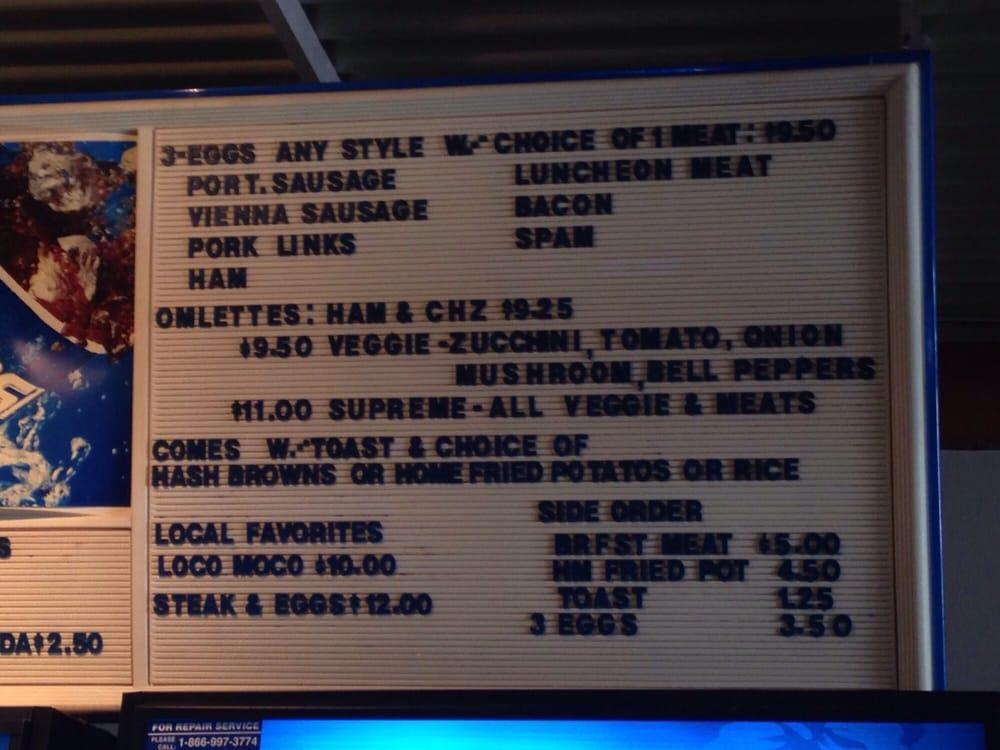 Menu at Papa Ole's Kitchen restaurant, Hauula