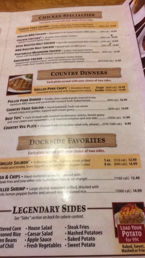 Carta del pub y bar Texas Roadhouse, New Hartford, Commercial Dr
