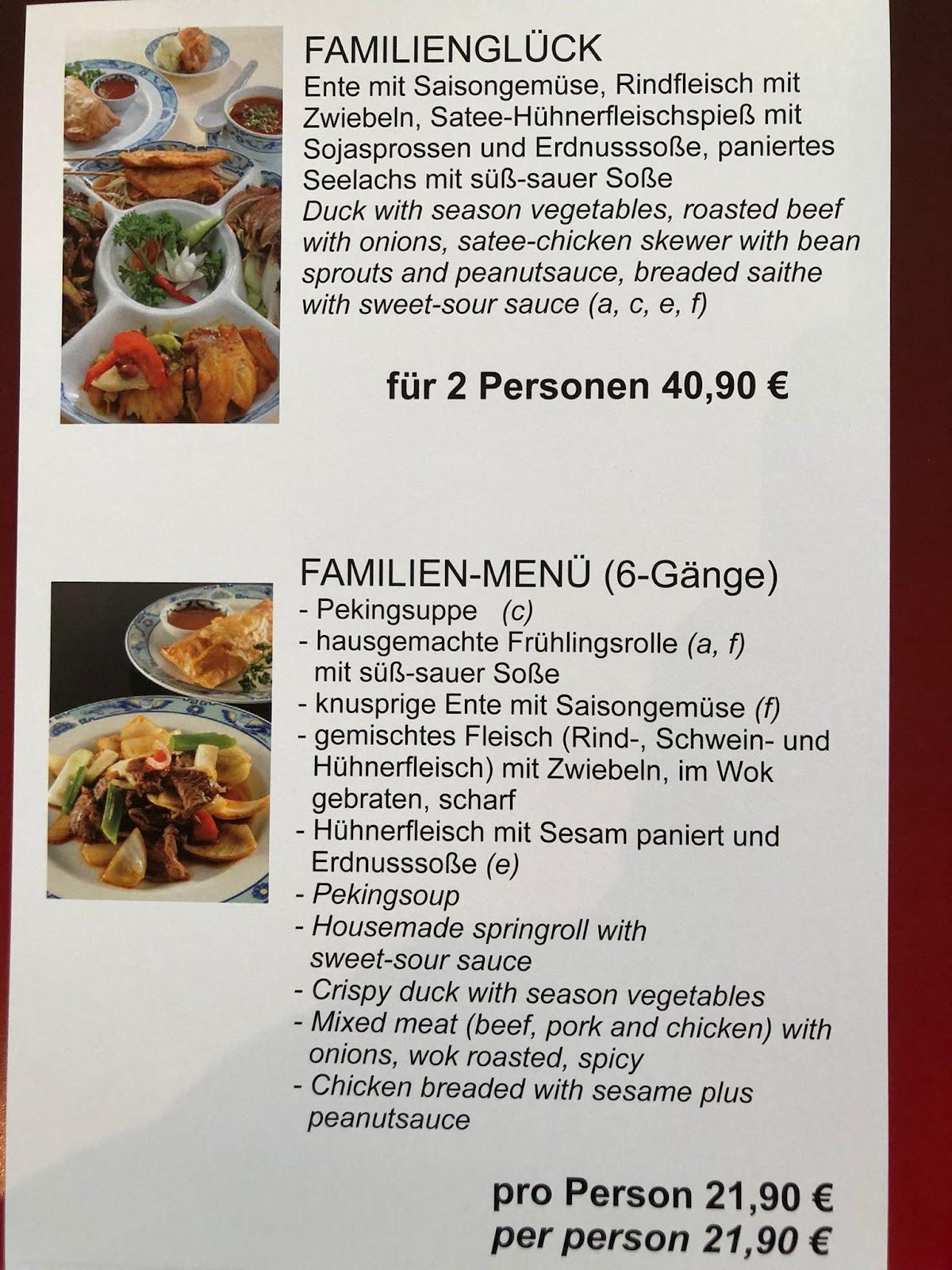 Menu at New Palace restaurant, Jettingen-Scheppach, Robert-Bosch-Straße 6a