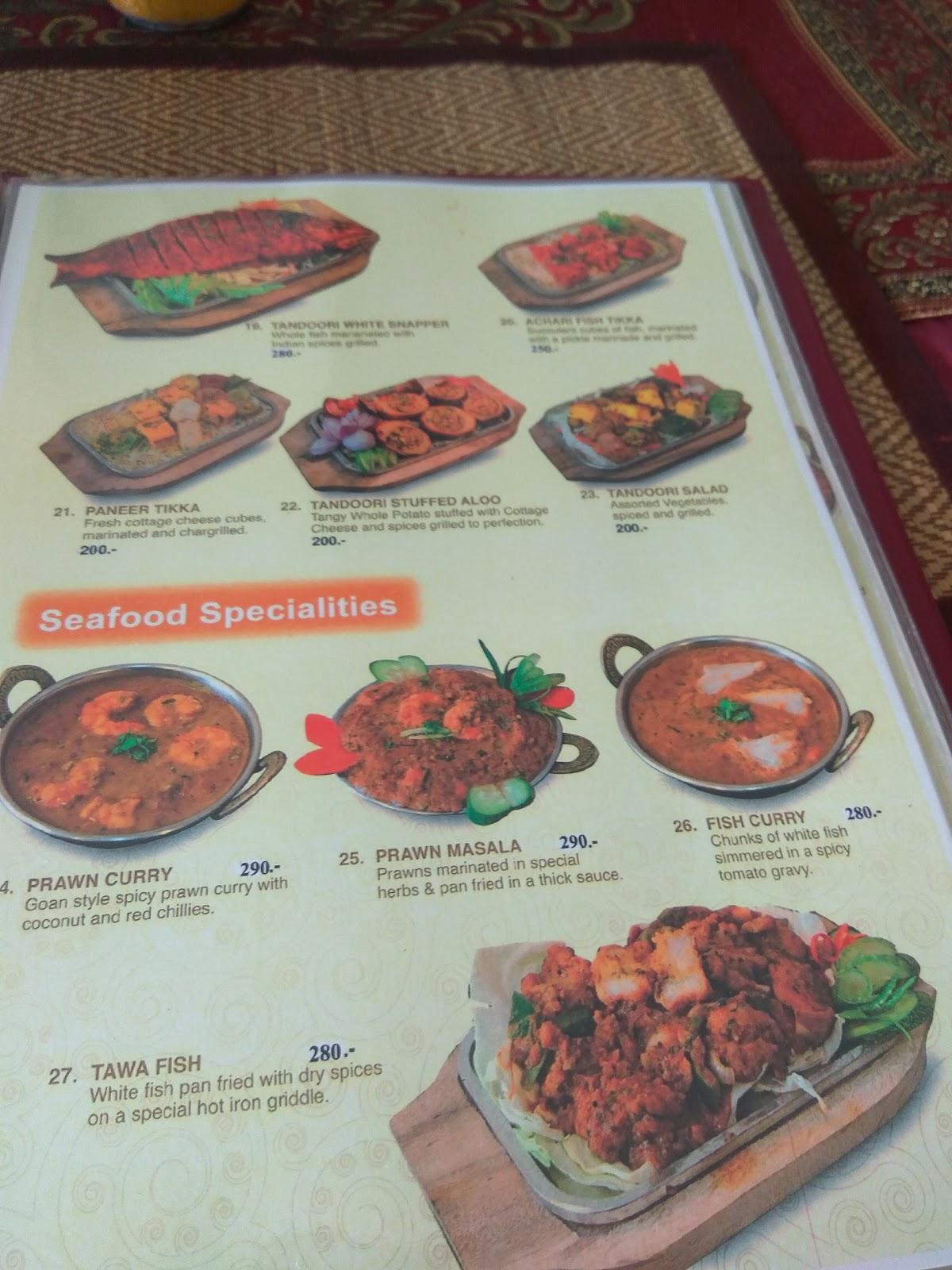 Menu at Haveli restaurant, Ko Samui, H342+JH7