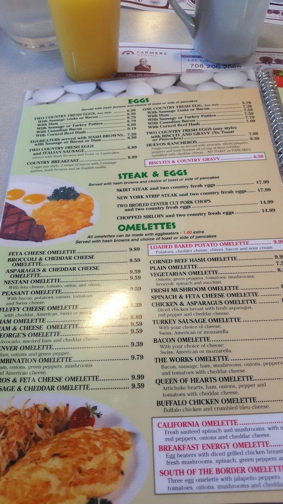 Menu at Kingsberry Waffle House restaurant, Flossmoor, Vollmer Rd