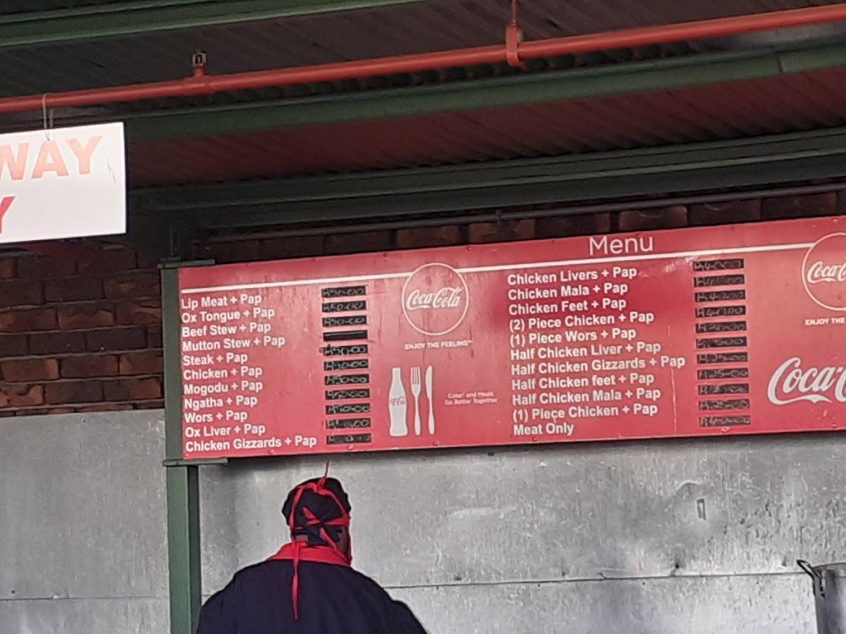 Menu at Mma-Mpho 's Fast Foods, Polokwane