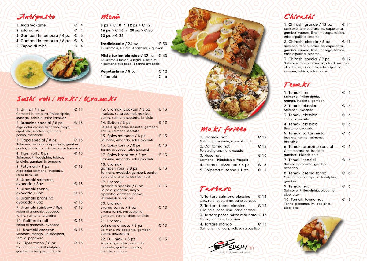 Speisekarte von Sushi-Inn restaurant, Fano