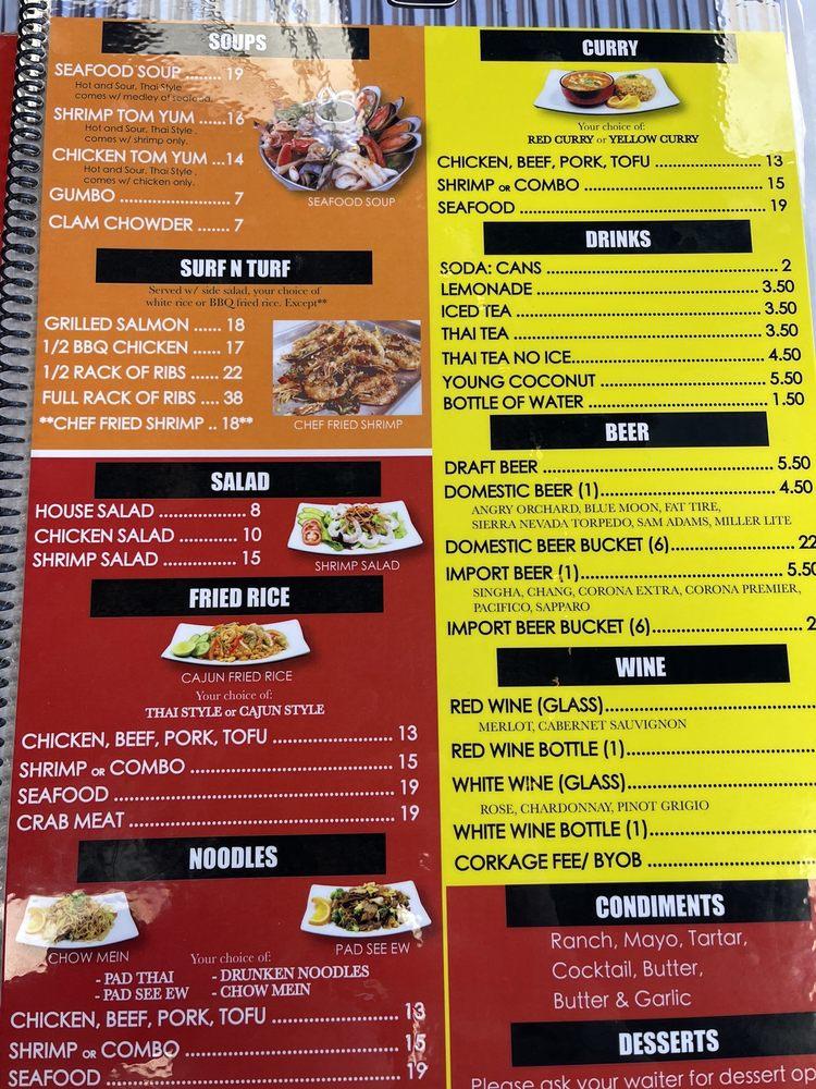 Menu at At C Fresh restaurant, Bakersfield