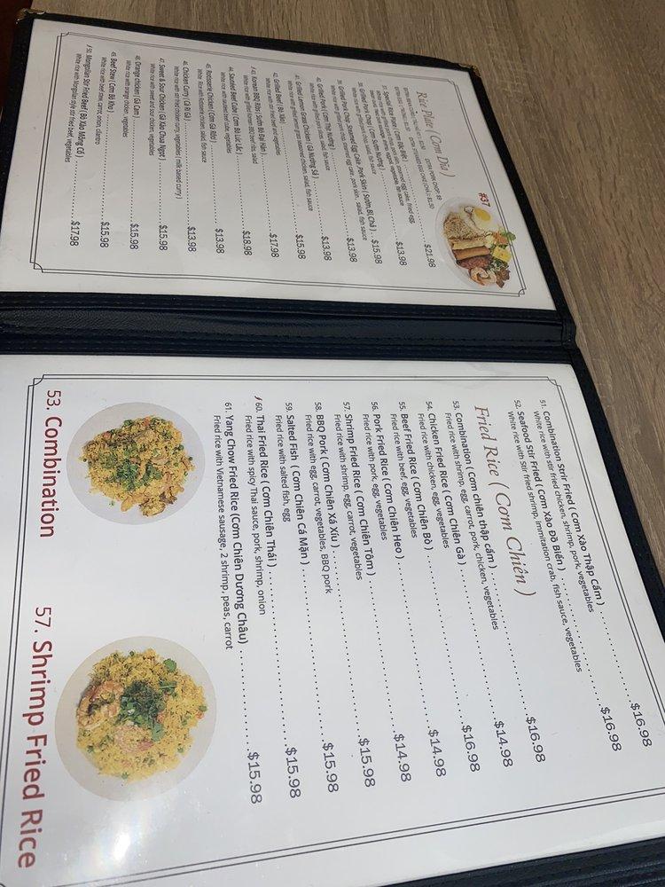 Menu at Pho King Eggroll II LLC restaurant, Goodyear