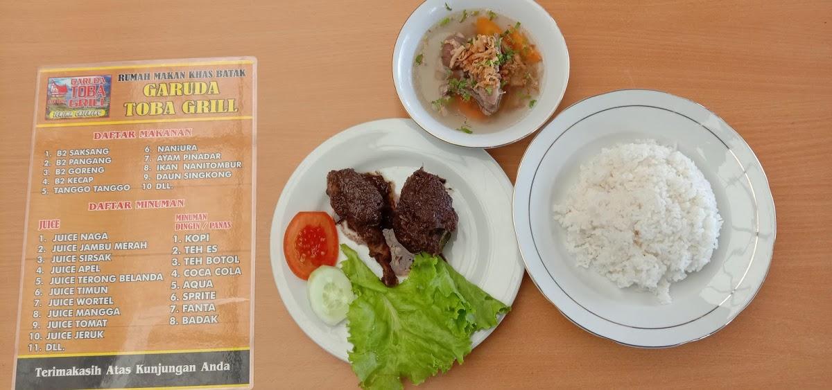 Menu at RM Khas Batak GARUDA TOBA GRILL restaurant, Pekanbaru